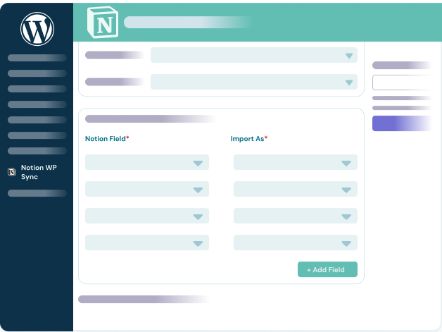Notion to WordPress integration: Notion WP Sync plugin