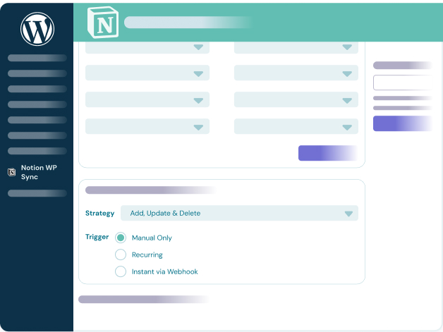 Notion to WordPress integration: Notion WP Sync plugin